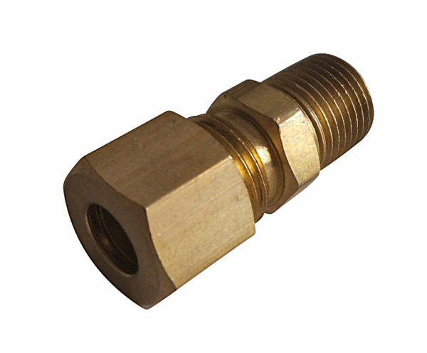 1/4 x 1/4 COMP x MIP brass fitting - Prochem Europe Ltd.