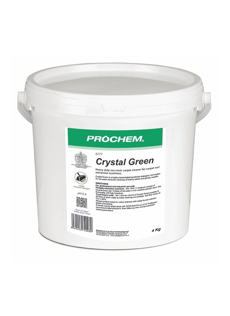 Carpet Extraction Powdered Detergents - Prochem Europe Ltd.