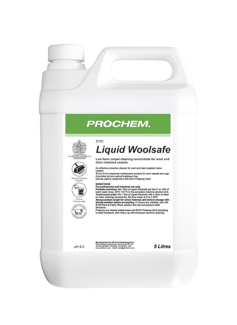 Liquid Woolsafe 5L - Prochem Europe Ltd.