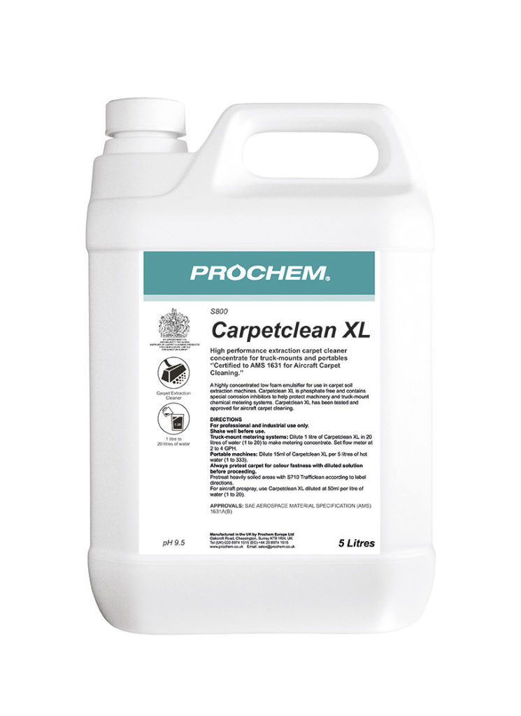 Carpet Extraction Liquid Detergents - Prochem Europe Ltd.