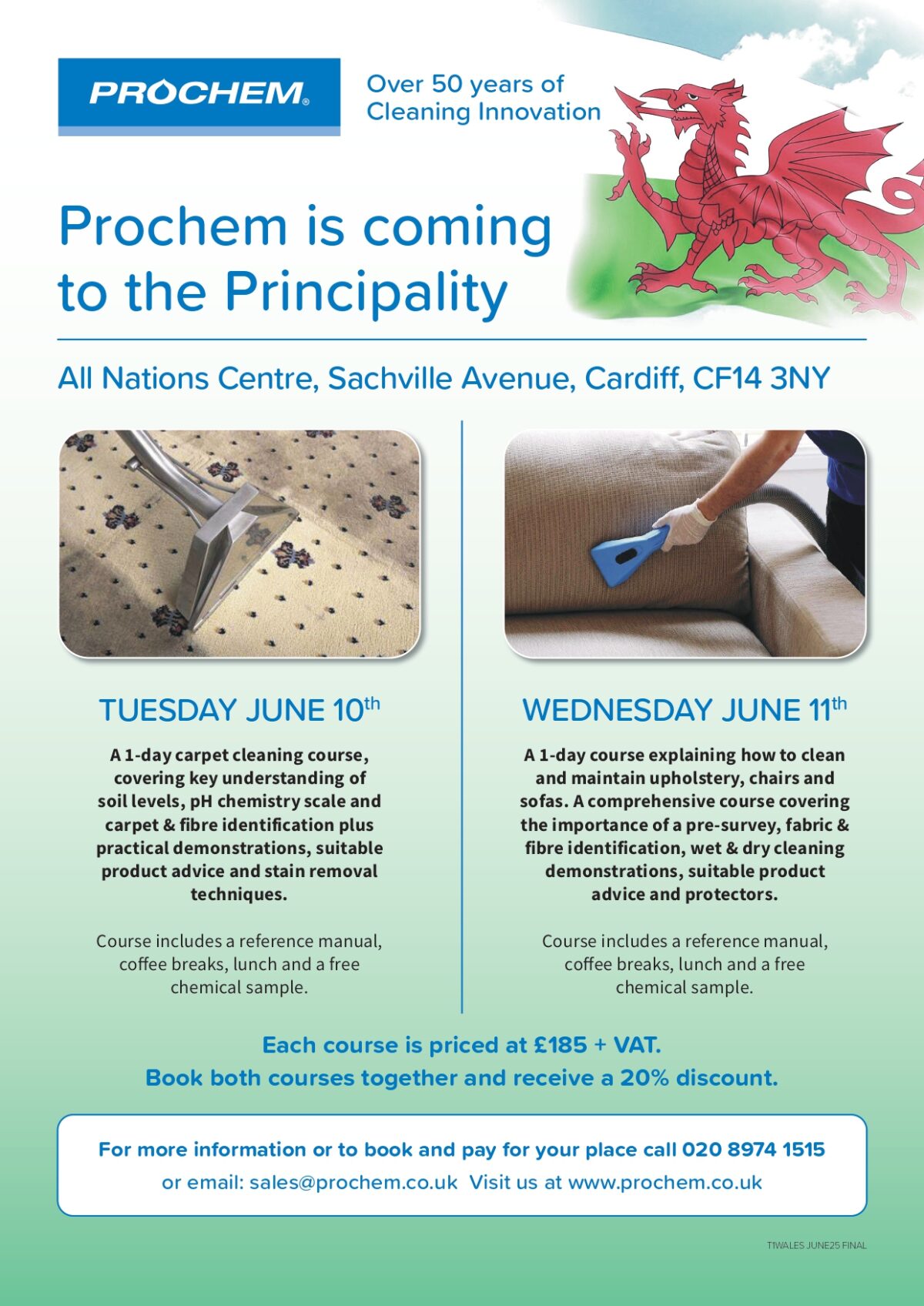 Prochem Europe Ltd. - Cleaning Products, Equipment & Training Courses